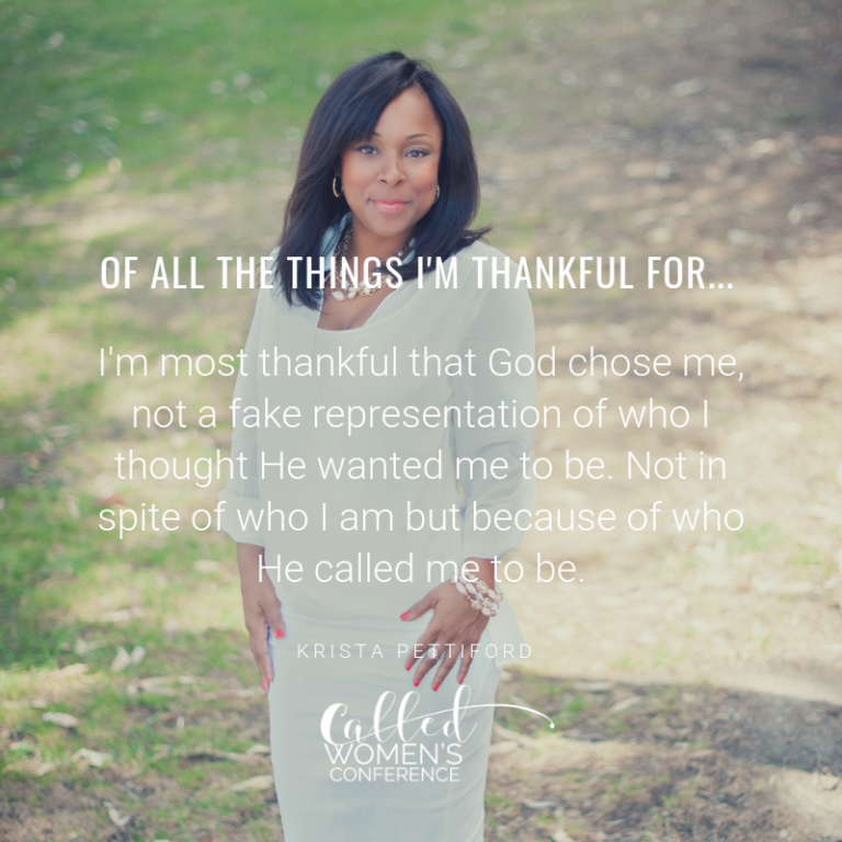 Of All the Things I'm Thankful for I'm Most Thankful that God Chose Me